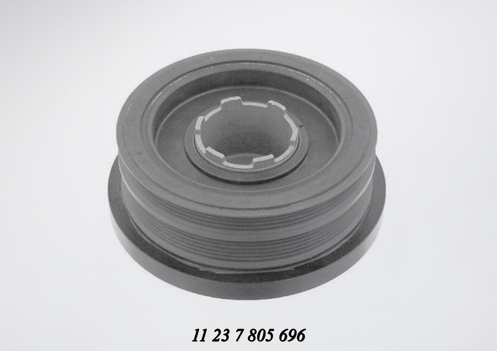 BMW E87 120d Engine: Vibration Damper Pulley - BMW 1 / 3 / 5 / X3 ...