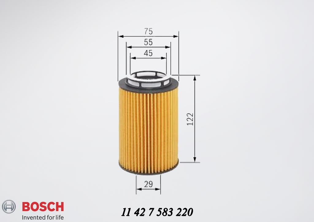 BMW F10 Sedan 550i Service Parts: Oil Filter - BMW 5 / 6 / 7 / X5 / X6 ...