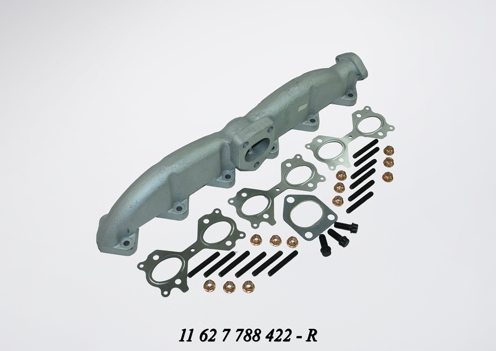 BMW E53 X5 3.0d - M57 - Exhaust: Exhaust Manifold - BMW E46 / E60 / E65 ...