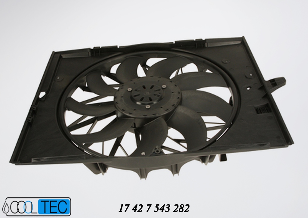 BMW E60 Sedan 523i Cooling: Electric Cooling Fan Assembly - BWM 5 / 6 ...