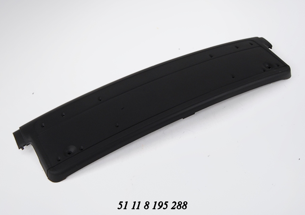 BMW E46 Sedan 318i Vehicle Trim: Number Plate Base - BMW E46 3-Series ...