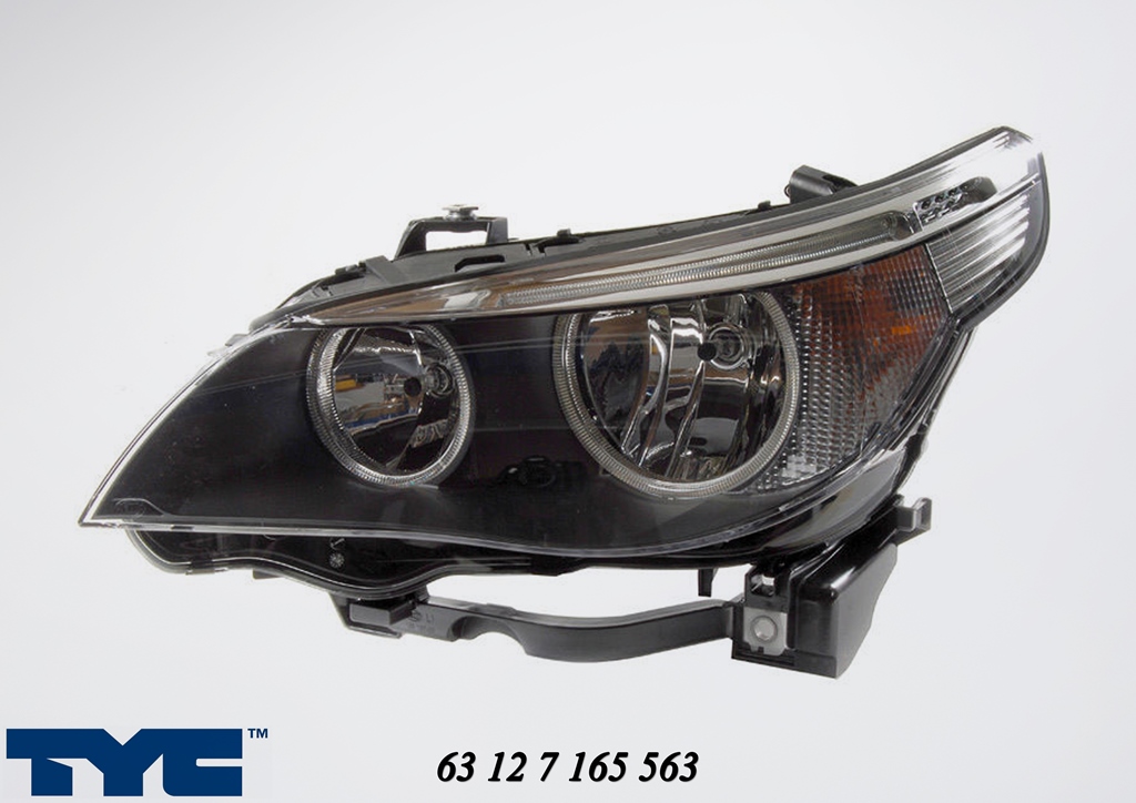 BMW E60 Sedan 523i Lighting: Headlamp Assembly - BMW E60 5-Series ...