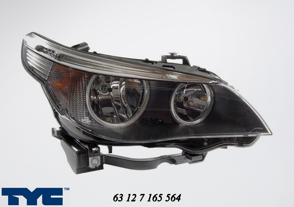 BMW E60 Sedan 523i Lighting: Headlamp Assembly - BMW E60 5-Series ...